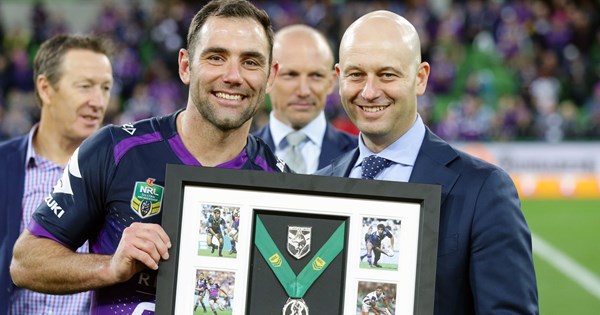 How Smith celebrated game's greatest milestone | NRL.com