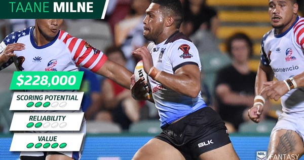 NRL Fantasy player watch: Taane Milne - NRL