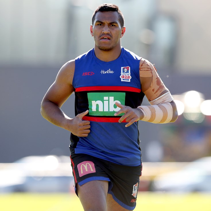 Official NRL Nines profile of Jacob Saifiti for Newcastle Knights 9s - NRL