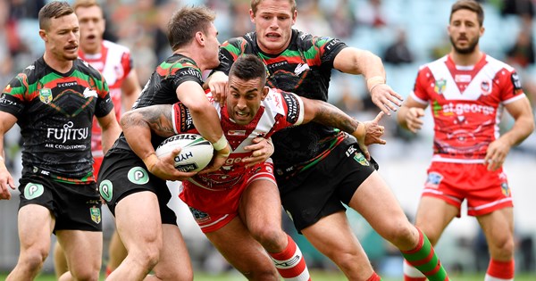 First half defence inspired Rabbitohs' upset win: Anthony Seibold | NRL.com