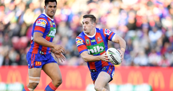 Newcastle Knights five-eighth Connor Watson earns high praise from ...