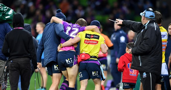 Storm players rally behind injured Hoffman | NRL.com