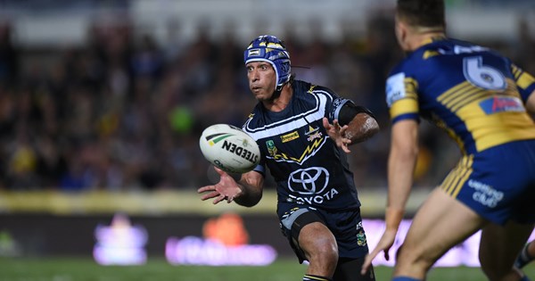 JT says goodbye to Cowboys fans with demolition of Eels - NRL