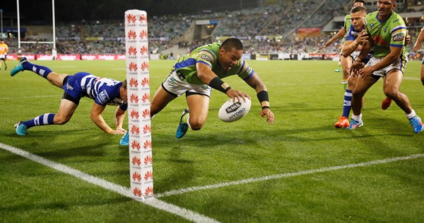 Canberra Raiders score breakthrough win over Canterbury Bankstown ...