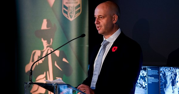 NRL boss Todd Greenberg delivers speech at Ted Larkin Dinner | NRL.com