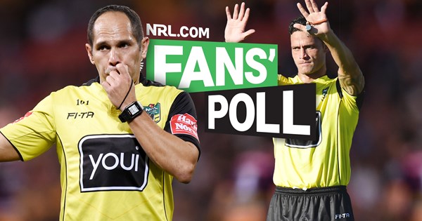 NRL fans approve of refereeing standards that will continue in 2019 ...