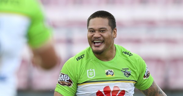 Joey Leilua back for Canberra Raiders clash with Melbourne Storm | NRL.com