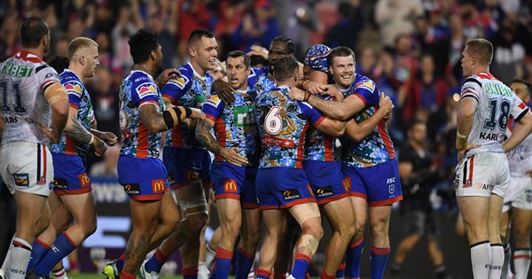 Ponga and Pearce dazzle as Knights stun Roosters | NRL.com