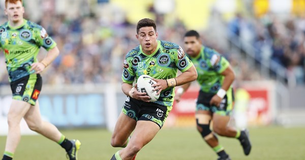 The return of Canberra Raiders back-rower Joe Tapine from injury was ...