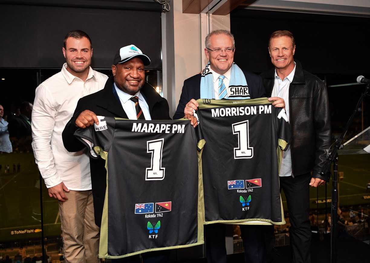 Prime Minster Scott Morrison revels in Cronulla Sharks victory | NRL.com