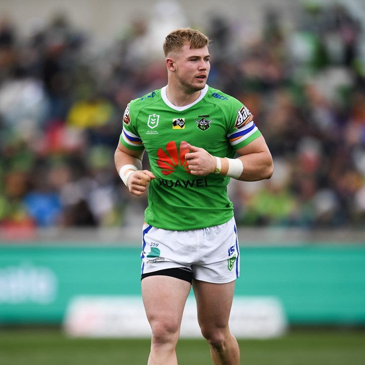 Official NRL profile of Hudson Young for Canberra Raiders - NRL