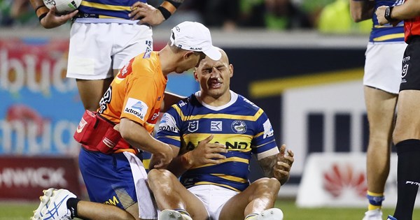 Bruised and broken: Blake Ferguson under injury cloud over rib and nose ...