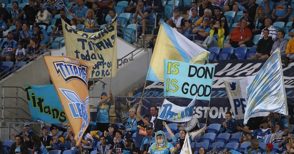The Gold Coast Titans just want to be loved... or hated. Any emotion ...
