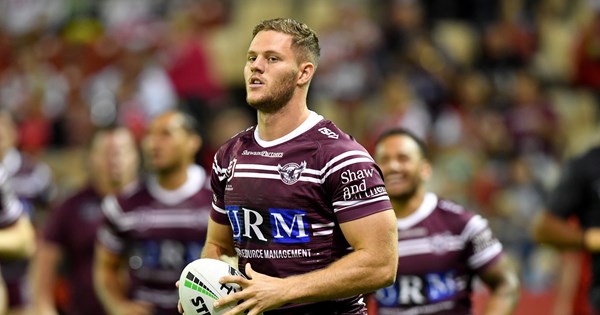 Manly Sea Eagles forwards Jack Gosiewski and Corey Waddell prepping for ...