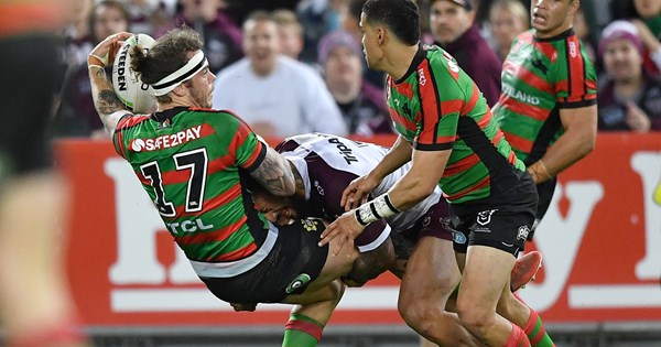 South Sydney Rabbitohs Ethan Lowe gets his rib cage in order after ...
