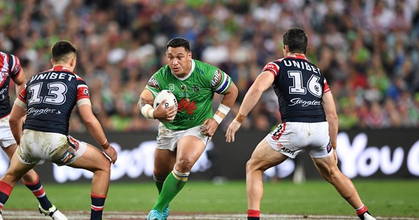 Canberra Raiders forward Josh Papalii crowned VB hardest-working player ...