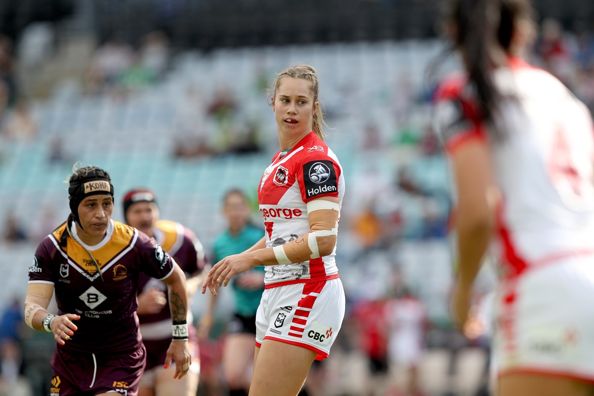 2019 NRLW grand final, Brisbane Broncos v St George Illawarra Dragons ...