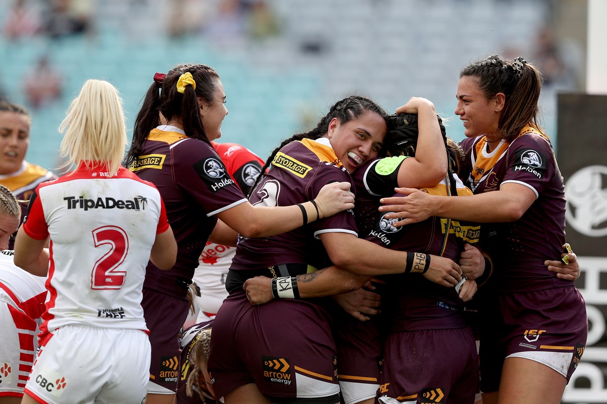 2019 NRLW grand final, Brisbane Broncos v St George Illawarra Dragons ...