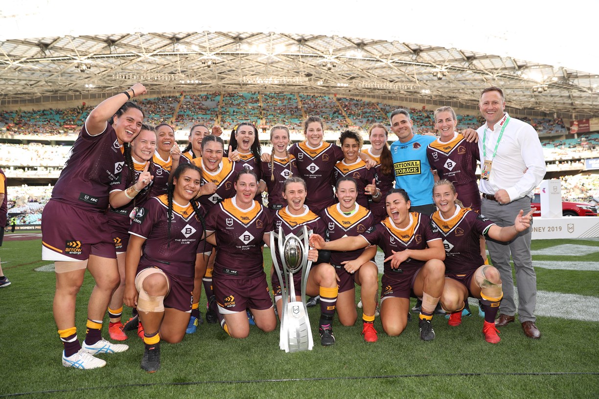 2019 NRLW grand final, Brisbane Broncos v St George Illawarra Dragons ...