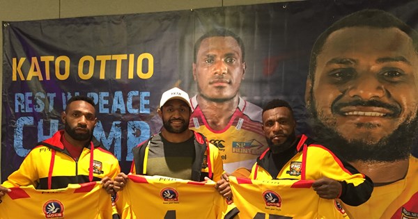 'Forever in our hearts': PNG Kumuls playing in memory of Kato Ottio ...