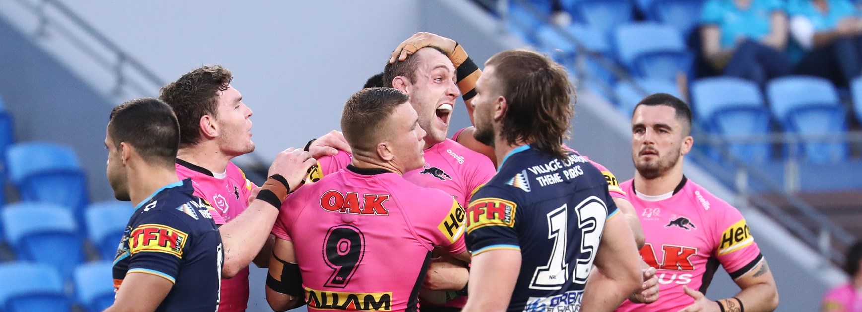 NRL 2020: Titans v Panthers, round 11, Penrith hold off gallant Gold ...