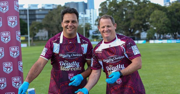 Deadly Maroons, Good Quick Tukka, Steve Renouf, Kevin Walters, legends ...