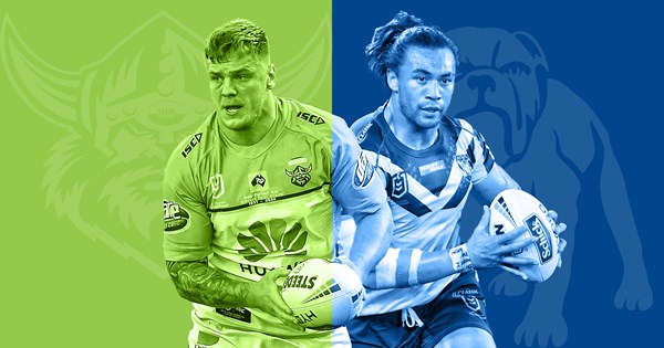 NRL 2020: Canberra Raiders v Canterbury Bulldogs, Round 16 match ...