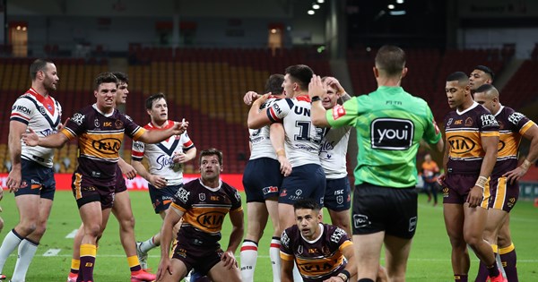 NRL 2020, Broncos' worst ever defeat: Sydney Roosters roll on in 10-try ...