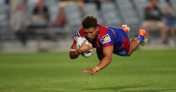 NRL 2020: Newcastle Knights rack up 50 against second-string Roosters ...