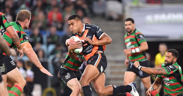 NRL 2021: Wests Tigers aggression v South Sydney Rabbitohs provides ...