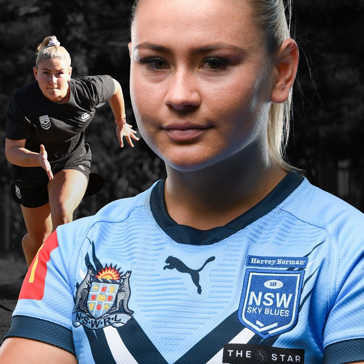 Official Ampol Women’s State of Origin profile of Keeley Davis for New ...
