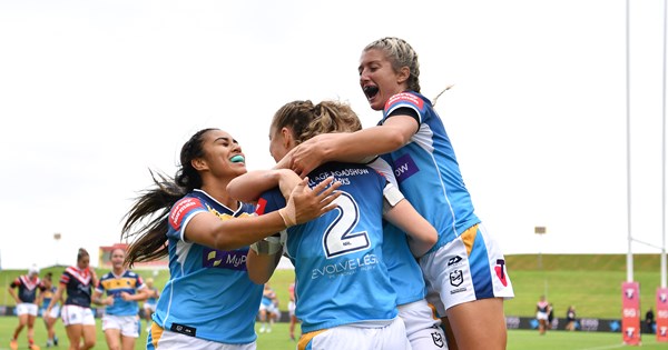 NRLW 2022: Gold Coast Titans, Sydney Roosters, Titans record first NRLW ...