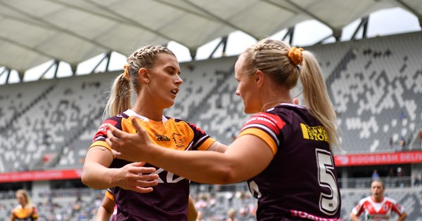 NRLW: Match report, St George Illawarra Dragons, Brisbane Broncos, late ...