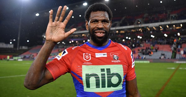 High five: Lee reflects on Knights new single-game try-scoring record ...
