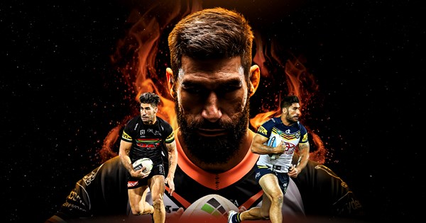 NRL 2022: James Tamou, 300 games, Wests Tigers, Penrith Panthers, North ...