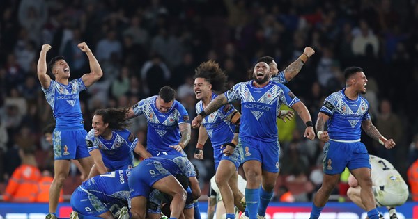 NRL 2022: World Cup, Toa Samoa, Australia, final, Deputy Prime Minister ...