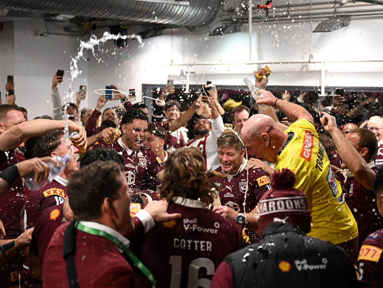 State of Origin 2023, Best photos from Game Two, Maroons celebrations ...