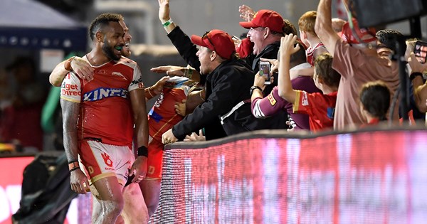 Hamiso Tabuai-Fidow, the Dolphins, NRL season 2023, Round 2 | NRL.com