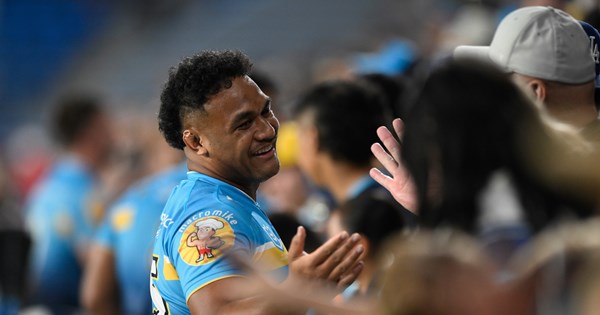 Joseph Vuna, Gold Coast Titans, NRL 2023, Cooper Vuna, Titans v ...