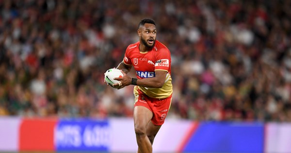 NRL 2023, Broncos v Dolphins, Hamiso Tabuai-Fidow, Kodi Nikorima, Sean ...