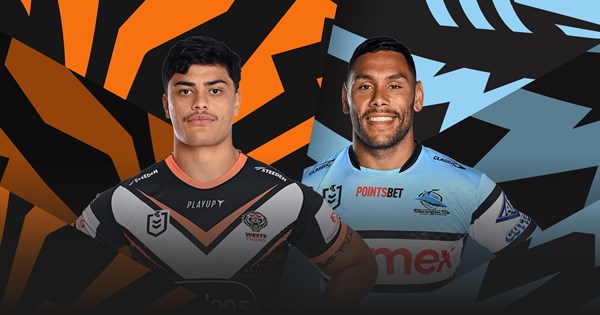 NRL 2023, Wests Tigers, Cronulla Sharks, rd 19 preview, official team ...
