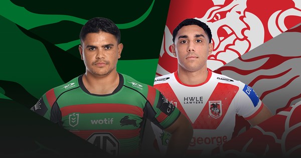 NRL 2023, South Sydney Rabbitohs, St George Illawarra Dragons, round 24 ...