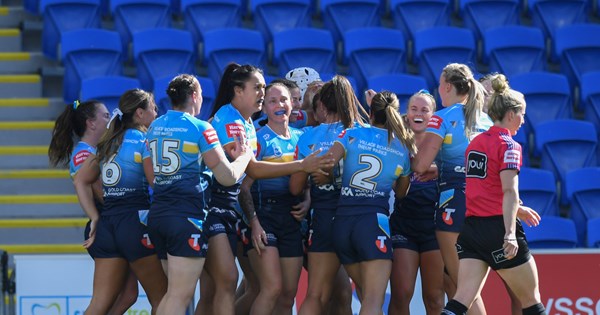 NRLW 2023, Gold Coast Titans, North Queensland Cowboys, round 1 match ...