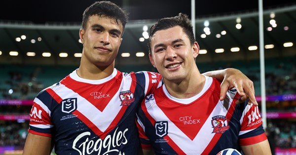 Joseph Suaali'i, Joey Manu, Roosters, NRL 2023 | NRL.com