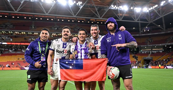 NRL 2023, Pacific Championships, Samoa, Kangaroos, Young gun Sua ...