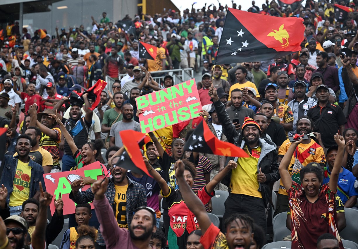 NRL 2023: Pacific Championships, Papua New Guinea, fans, final, Kumuls ...