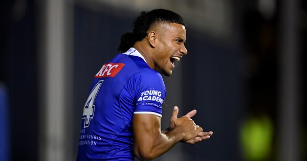 NRL 2024: Canterbury Bulldogs, Stephen Crichton, captain, left edge ...