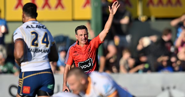 NRL Match Officials, Round 2, referees, touch judge, bunker | NRL.com