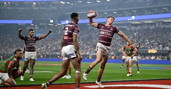 NRL 2024: Manly Sea Eagles, Allegiant Stadium, Reuben Garrick , Rob ...