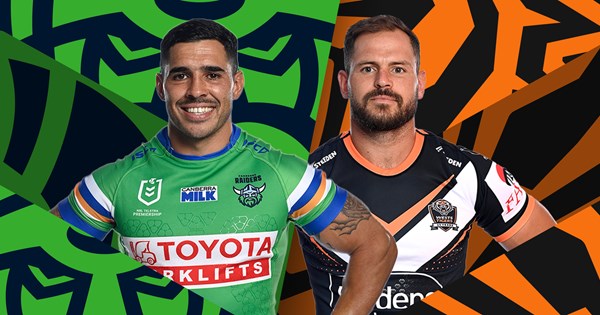 NRL 2024, round 2, Canberra Raiders, Wests Tigers, official team lists ...